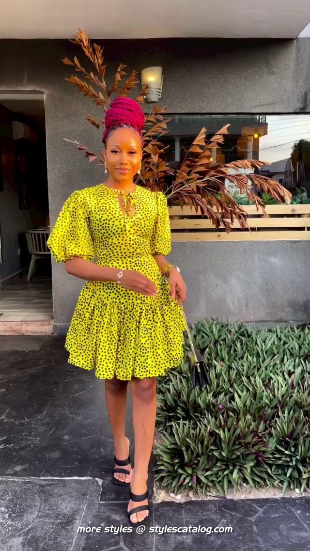 Ankara Styles You Can Make With 2 Yards of Material | STYLESCATALOG